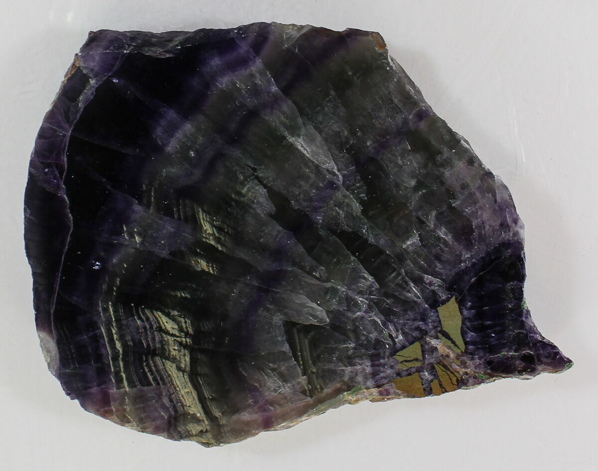 4.4" Polished Fluorite Slab - Purple For Sale (#34858) - FossilEra.com