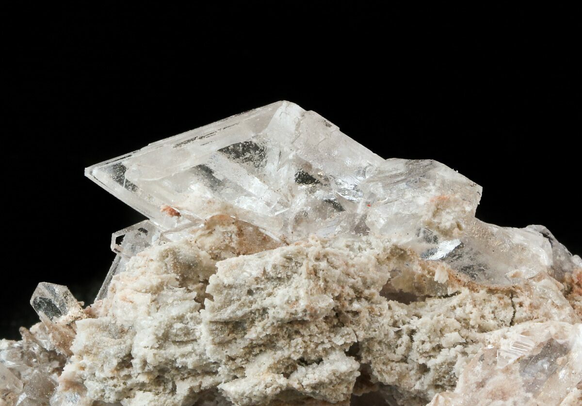 2.7" Water-Clear Selenite Crystals in Matrix - Mexico For Sale (#45196 ...