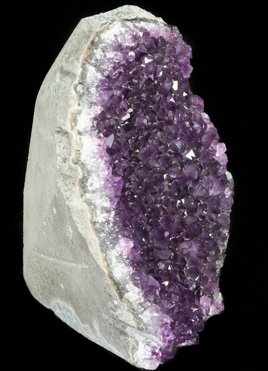 4" Amethyst Cut Base Cluster - Uruguay (#46175) For Sale - FossilEra.com