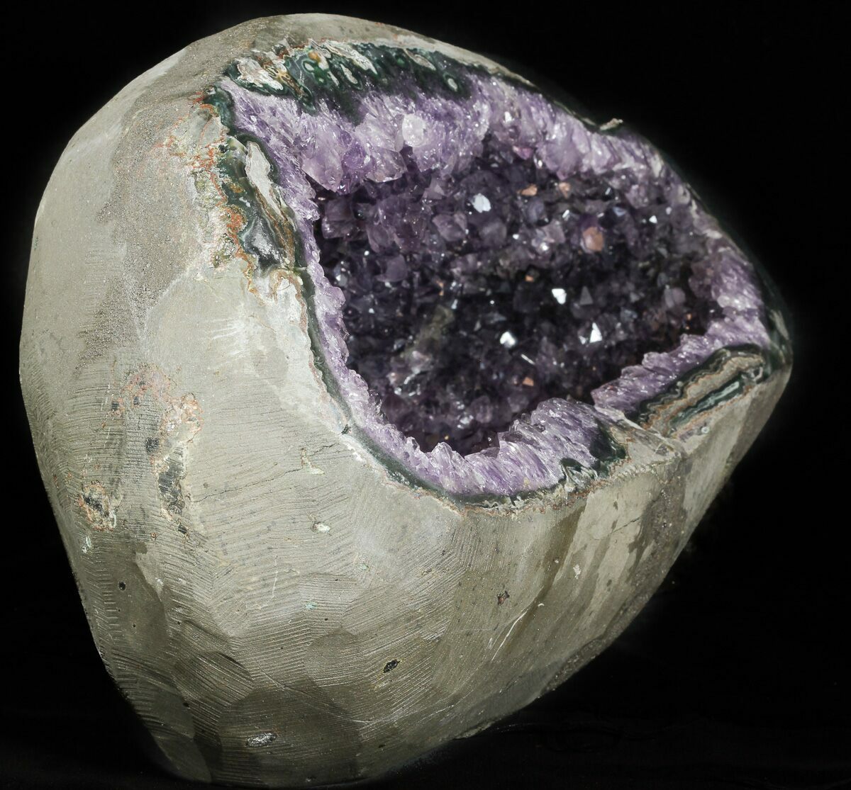 10.9" Sparkling Purple Amethyst Geode - Uruguay For Sale (#46267 ...