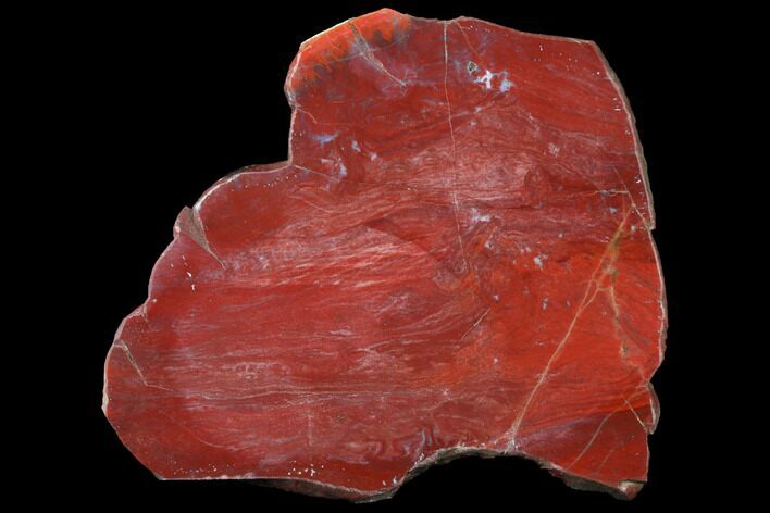7.7" Polished, Red (Chestnut) Jasper Slab - Madagascar (#129883) For ...