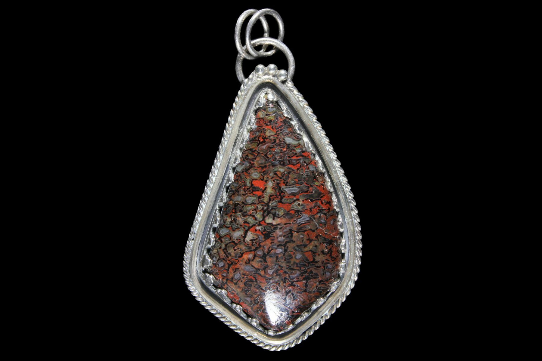 Polished Fossil Dinosaur Bone (Gembone) Pendant (#131192) For Sale ...