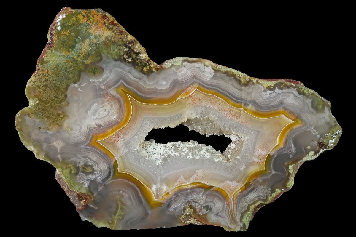3.9" Polished White Rock Springs Agate - Oregon (#141221) For Sale ...