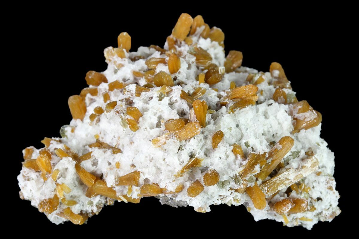 2.3" Orange Stilbite, Clinozoisite and Calcite Association - Poland ...