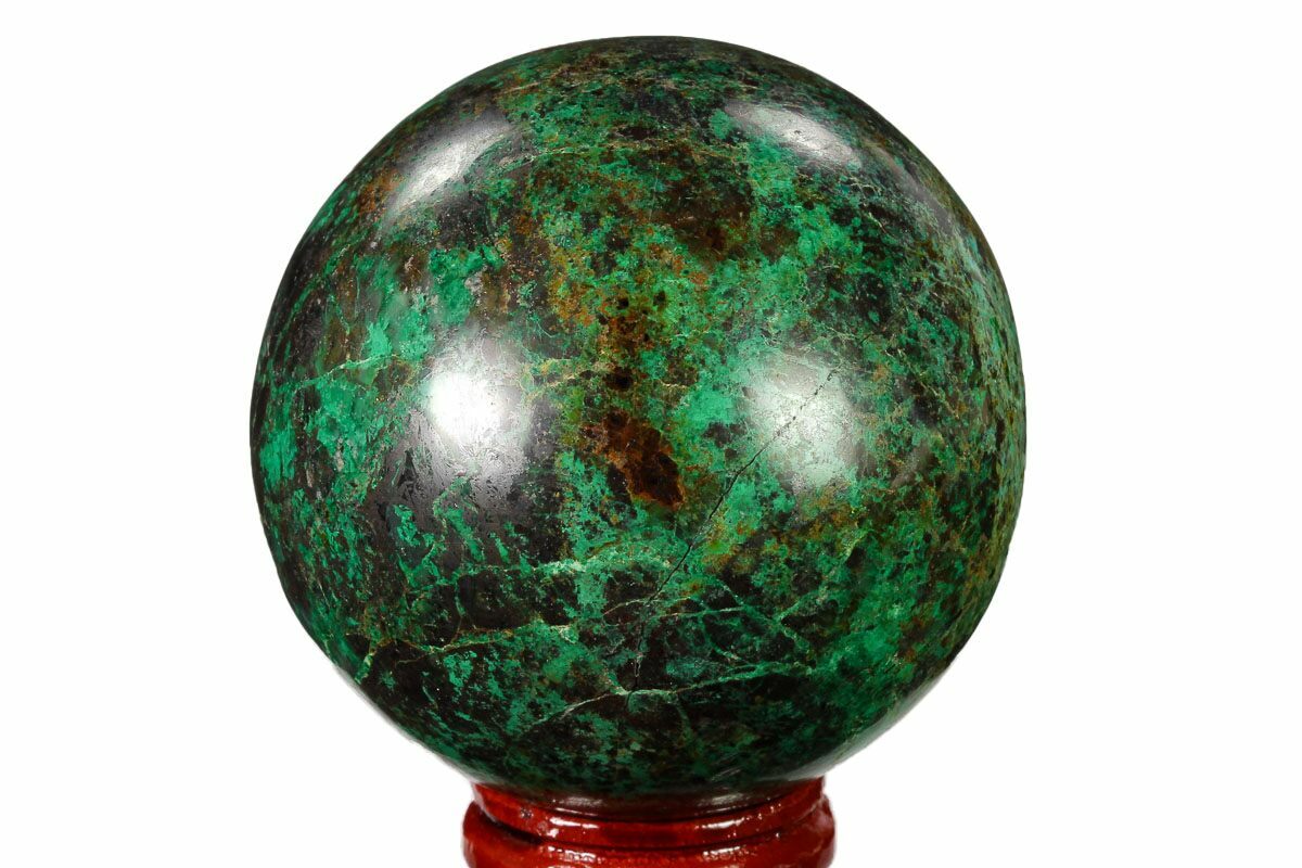 2.3" Polished Malachite Sphere - Peru (#156467) For Sale - FossilEra.com