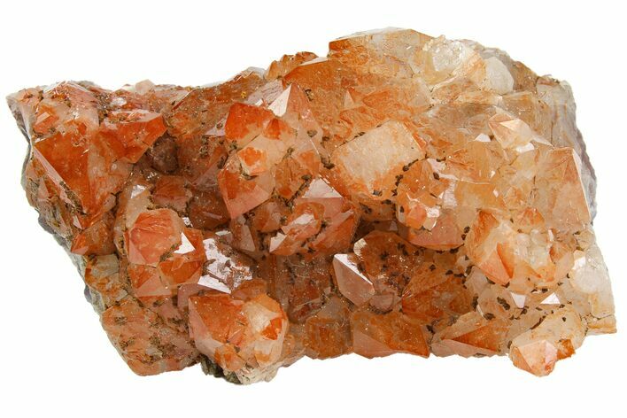 2.7" Thunder Bay Quartz Cluster with Hematite - Canada (#164312) For ...