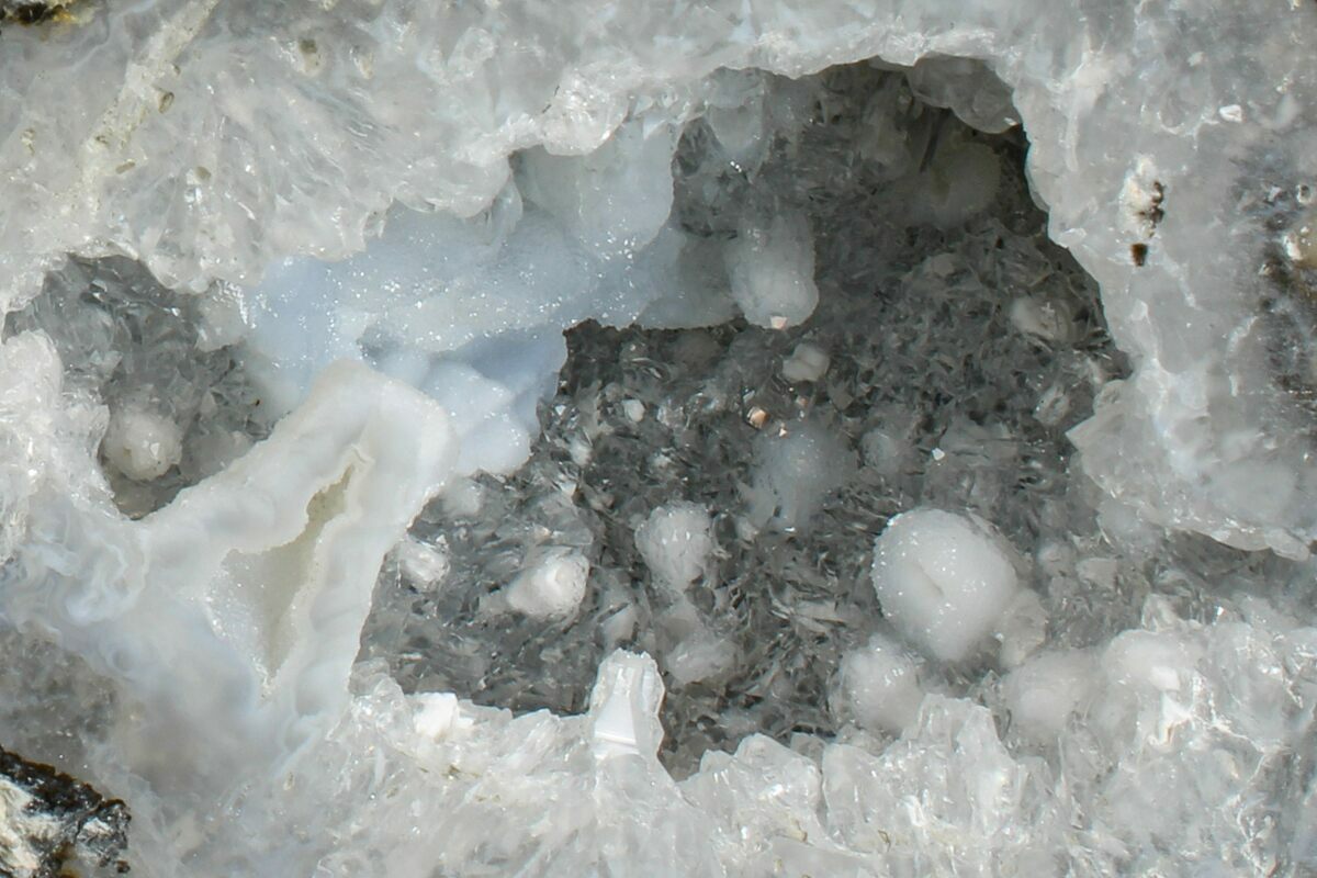 3.1" Las Choyas "Coconut" Geode with Quartz & Chalcedony - Mexico ...