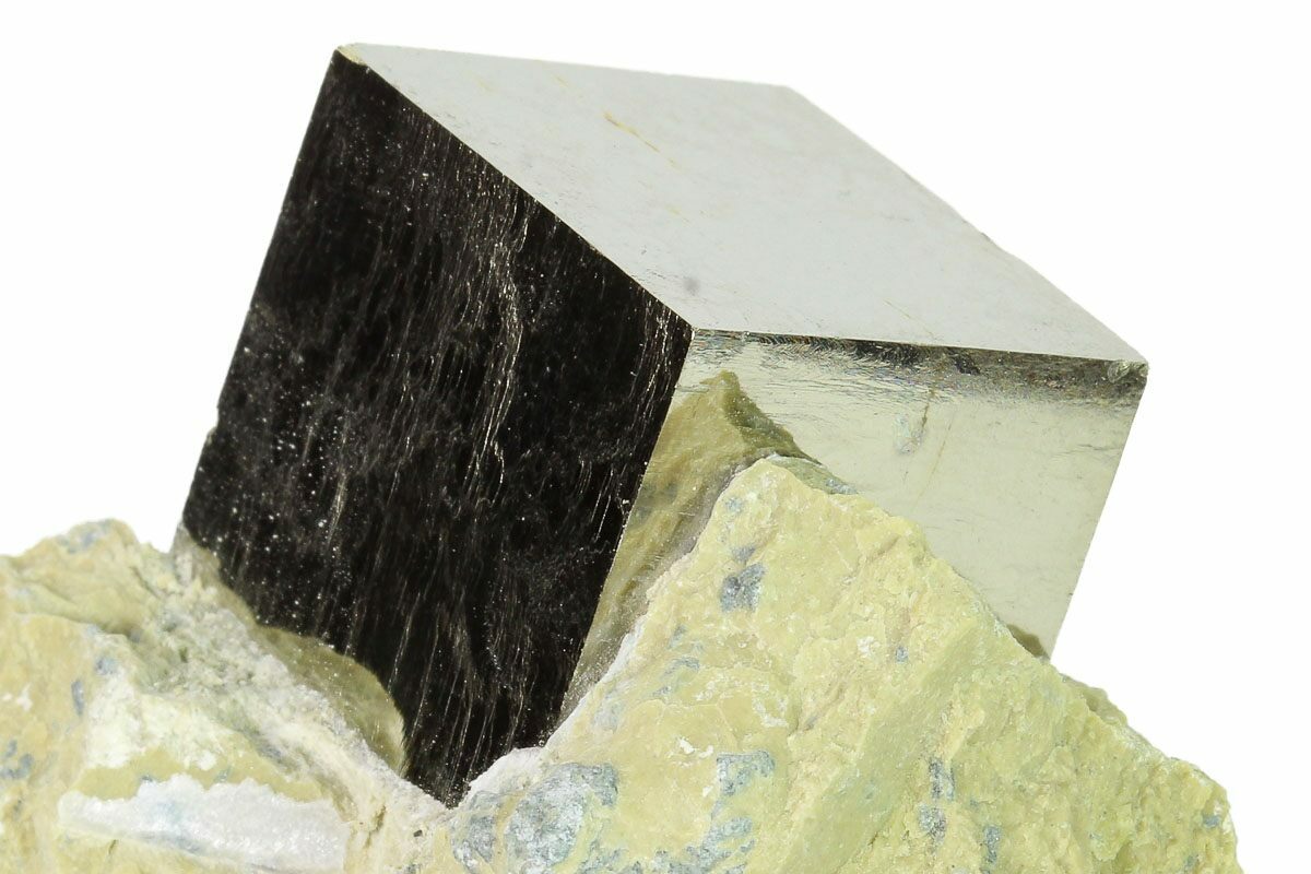 .95" Natural Pyrite Cube In Rock - Navajun, Spain (#168524) For Sale ...