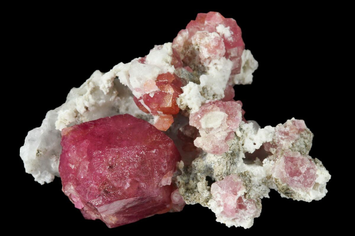 1.1" Raspberry Garnets (Rosolite) in Matrix - Mexico (#175230) For Sale ...