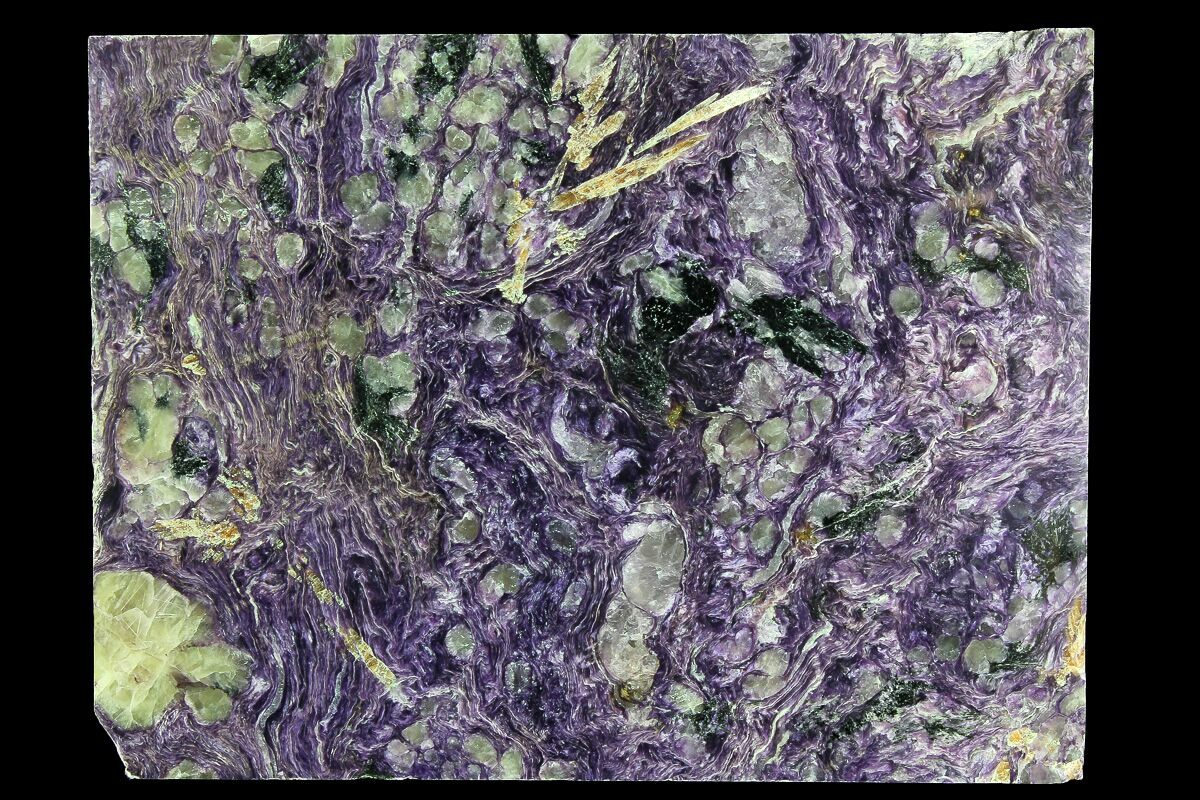 7.8" Purple Polished Charoite Slab - Siberia (#179586) For Sale ...