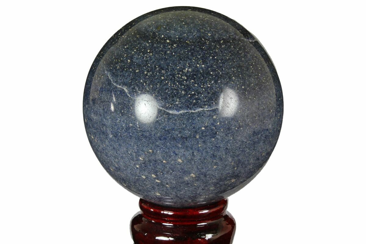 3" Polished Dumortierite Sphere - Madagascar (#157688) For Sale ...