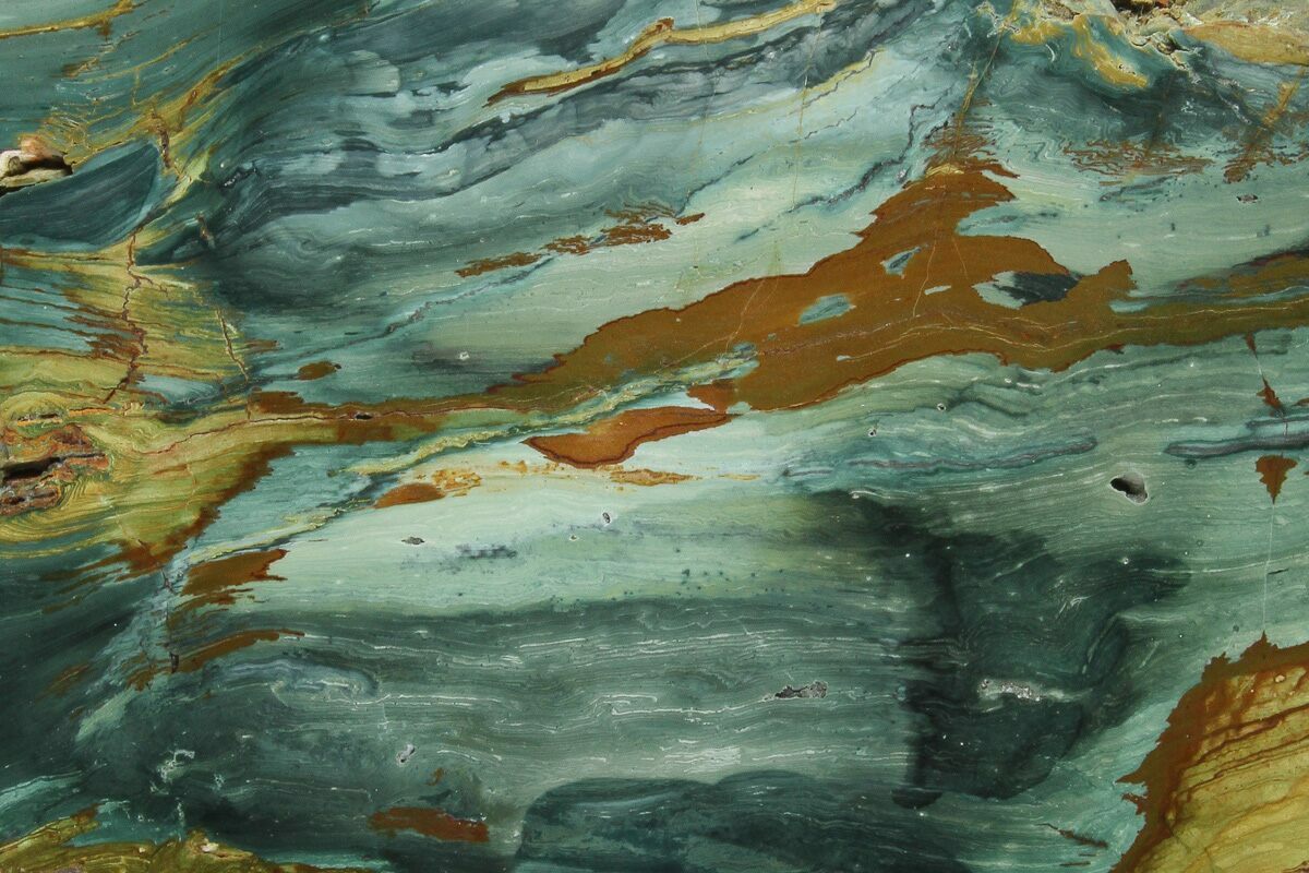 7.1" Gary Green Jasper (Larsonite) Bog Wood Stand Up - Oregon (#185128 ...