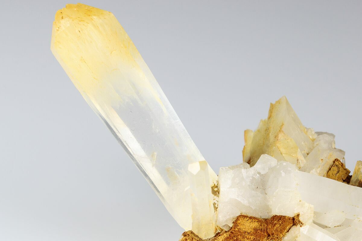 Stunning, 2.8" Mango Quartz Crystal Cluster - Cabiche, Colombia ...
