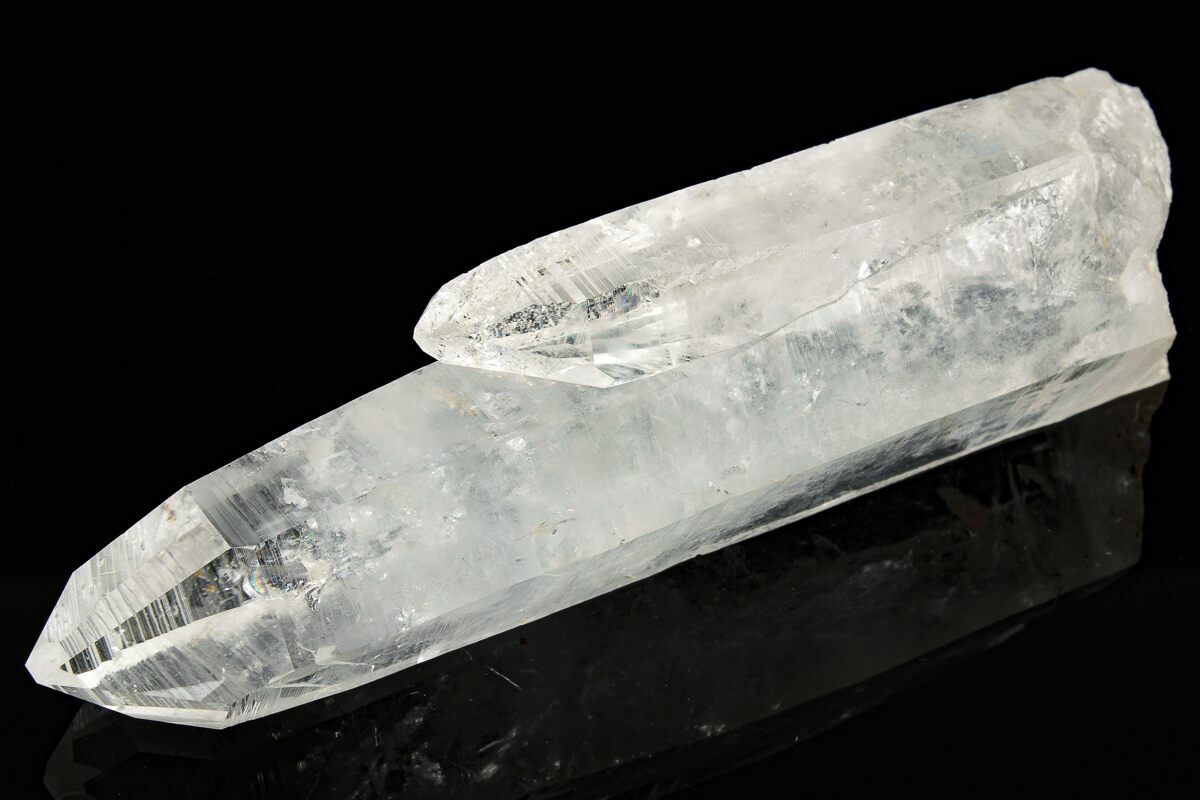 5.2" Striated Colombian Quartz Crystal Cluster - Peña Blanca Mine ...