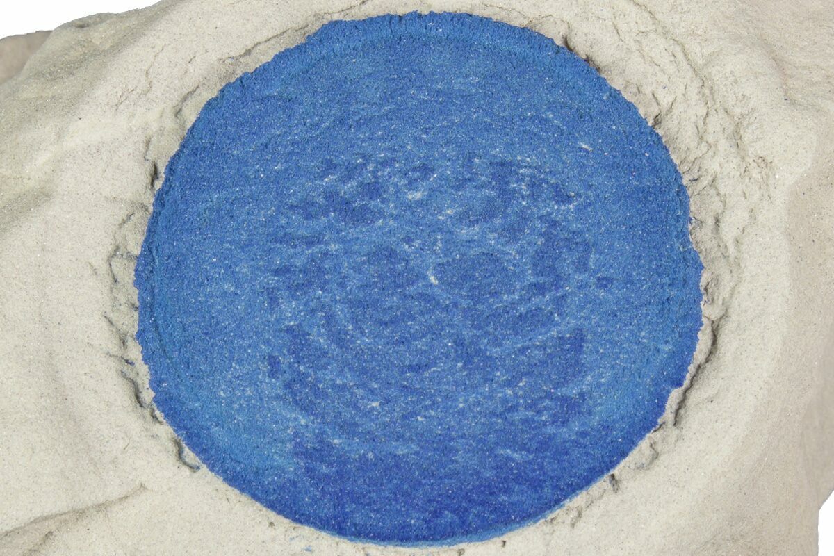 1.1" Vibrant Blue Azurite Sun on Siltstone - Australia (#188470) For ...