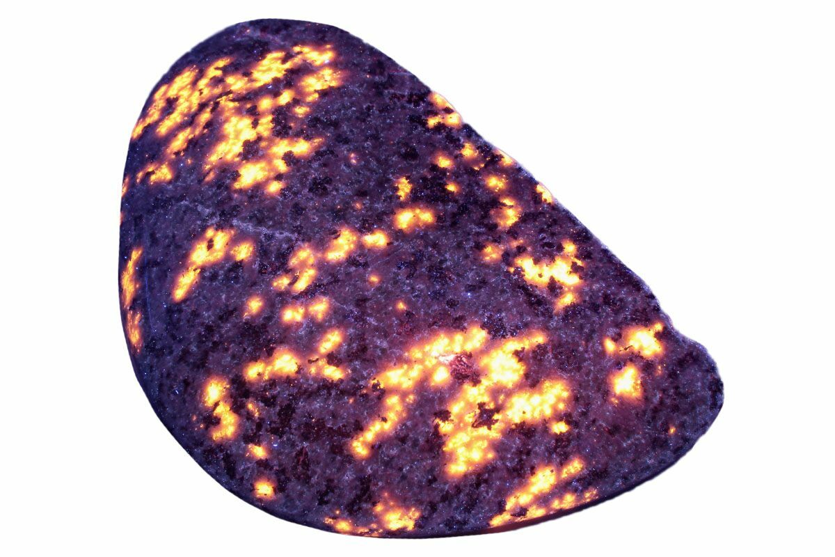 2" Polished Yooperlite Pebble - Highly Fluorescent! (#178734) For Sale ...