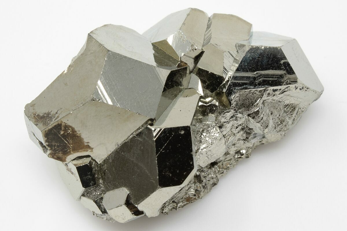 1.8" Shiny, Pyritohedral Pyrite Crystal Cluster - Peru (#195691) For ...