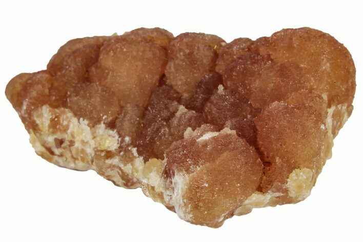 3.2" Red-Orange Botryoidal Aragonite Formation - Peru (#195688) For ...