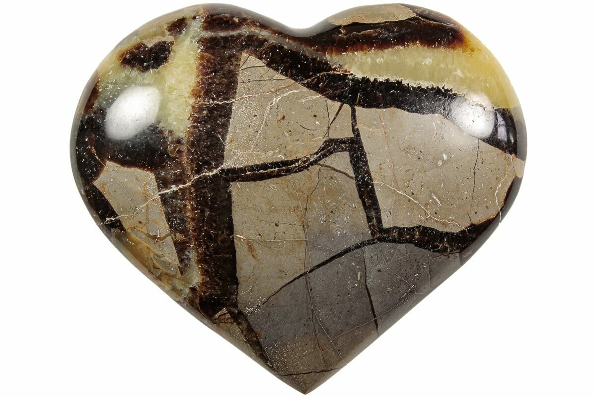 3.75" Polished Septarian Heart - Madagascar (#205368) For Sale ...