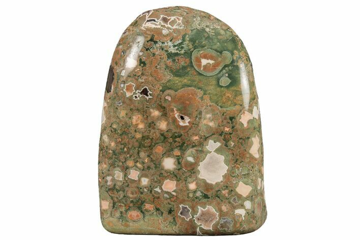 4.8" Free-Standing, Polished Rainforest Jasper (Rhyolite) - Australia ...