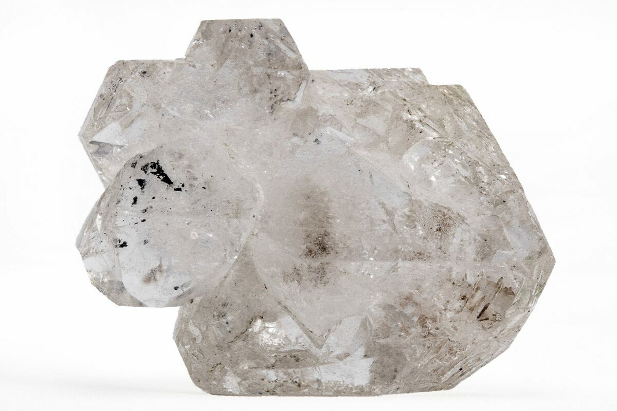 1.3" Pakimer Diamond Crystal Cluster with Carbon Inclusions - Pakistan ...