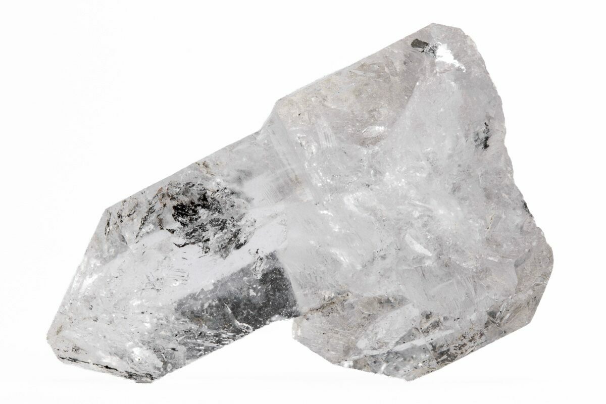 1.4" Pakimer Diamond Crystal Cluster with Carbon Inclusions - Pakistan ...