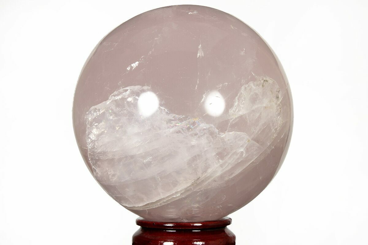 4.35" Polished Rose Quartz Sphere - Madagascar (#216936) For Sale ...