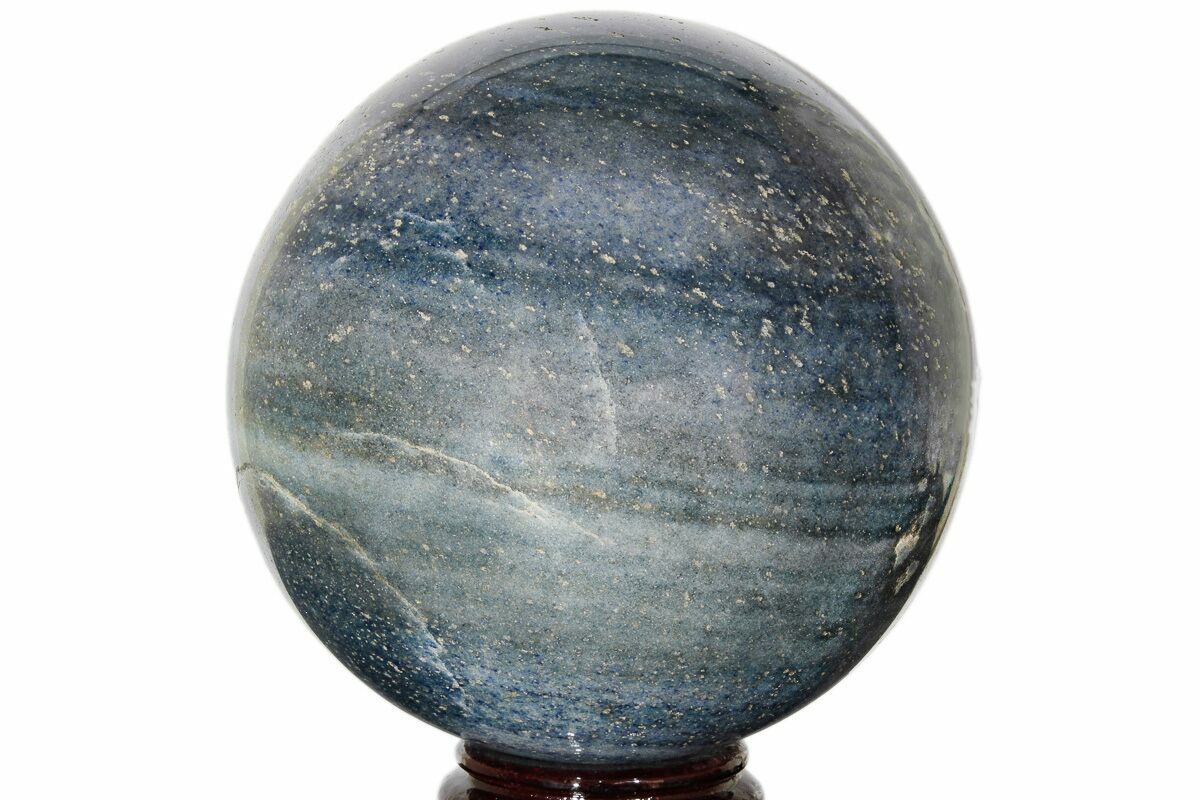6.6" Polished Dumortierite Sphere - Madagascar (#217350) For Sale ...