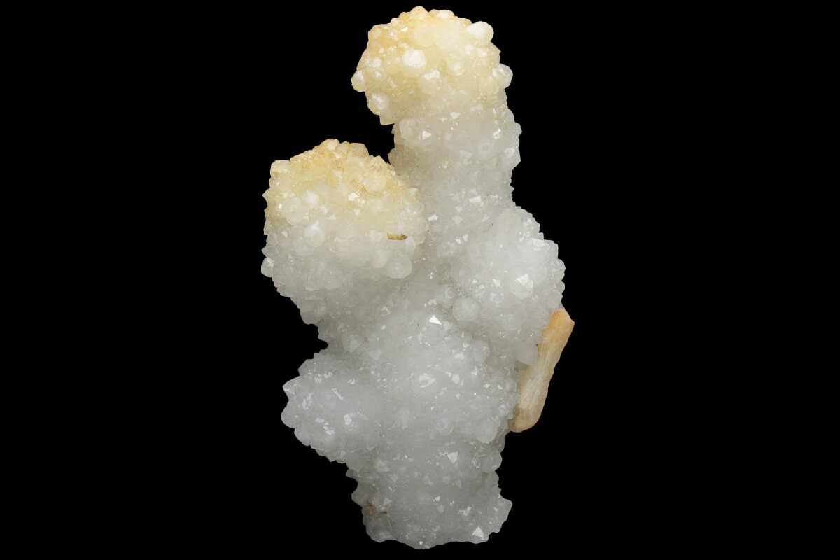 5" Sparkling Quartz Chalcedony Stalactite Formation - India (#220579 ...
