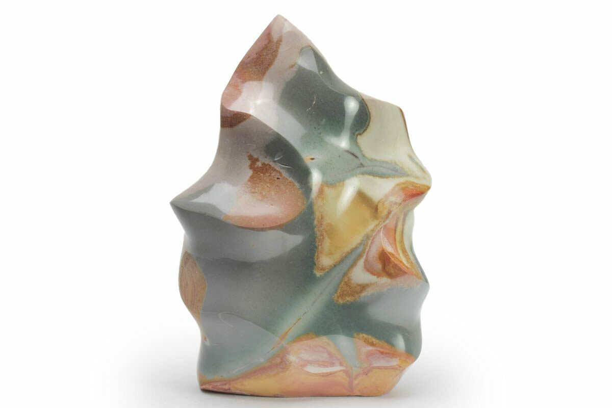 5.4" Colorful, Polished Polychrome Jasper "Flame" - Madagascar (#220870 ...