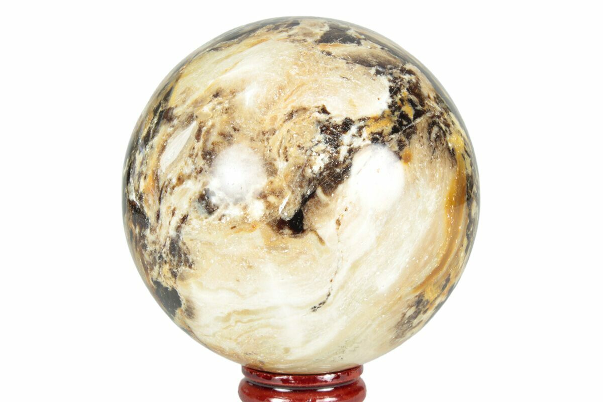 3.2" Polished Black Opal Sphere - Madagascar (#225147) For Sale ...