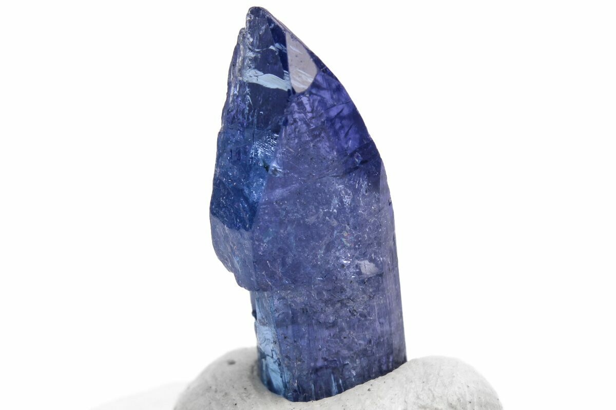 .68" Brilliant Blue-Violet Tanzanite Crystal - Merelani Hills, Tanzania ...
