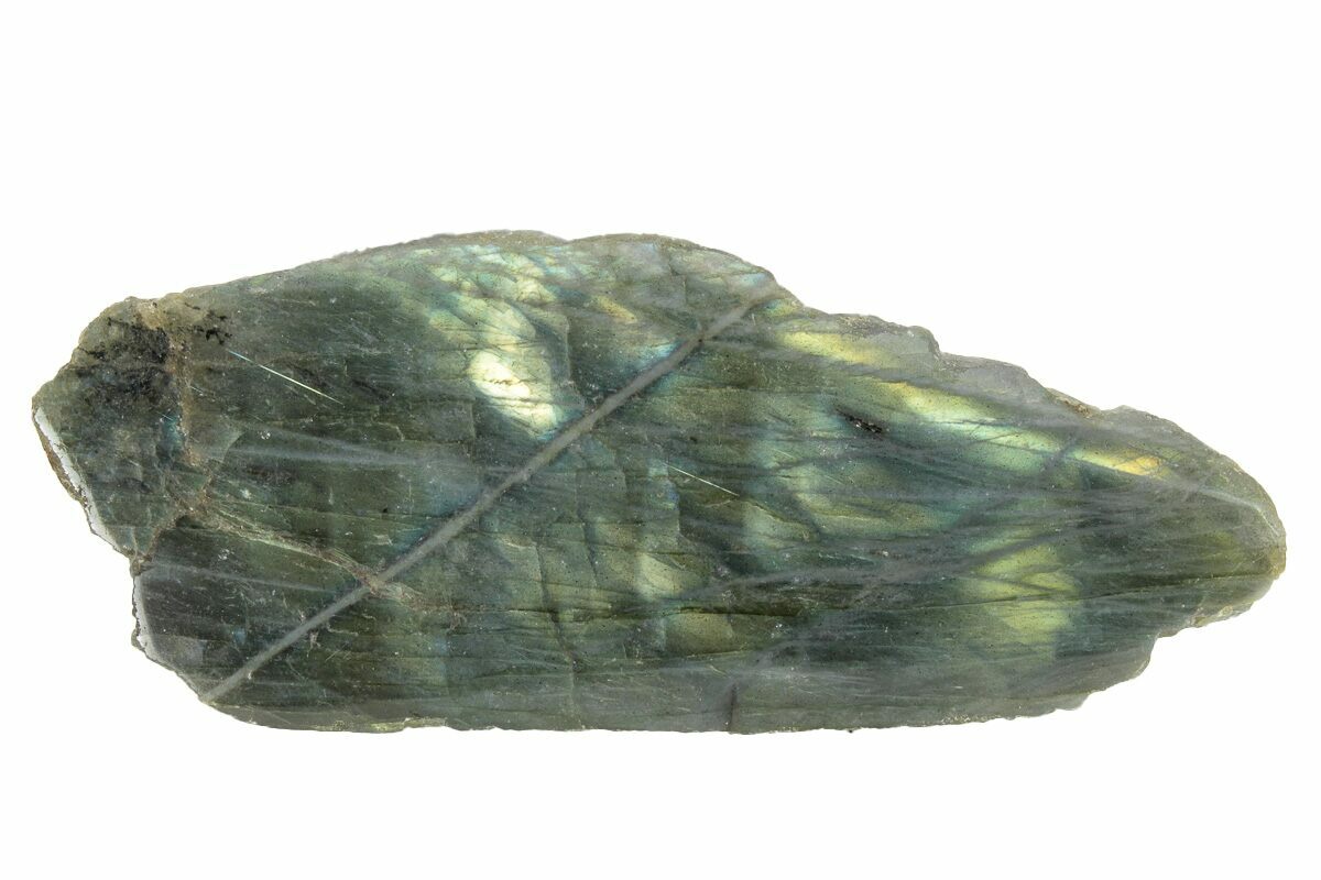 4.5" Single Side Polished Labradorite Slab - Madagascar (#230283) For ...