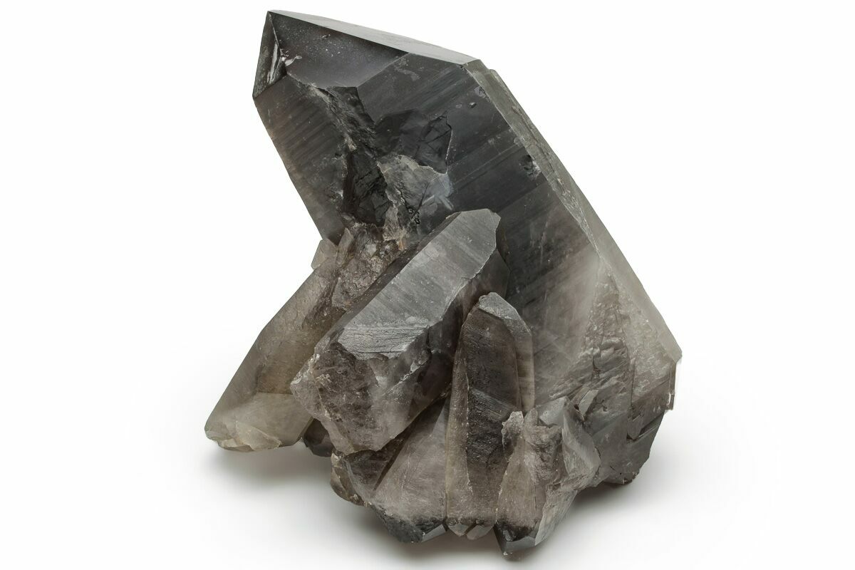 6" Natural Smoky Quartz Crystal Cluster - Brazil (#231300) For Sale ...