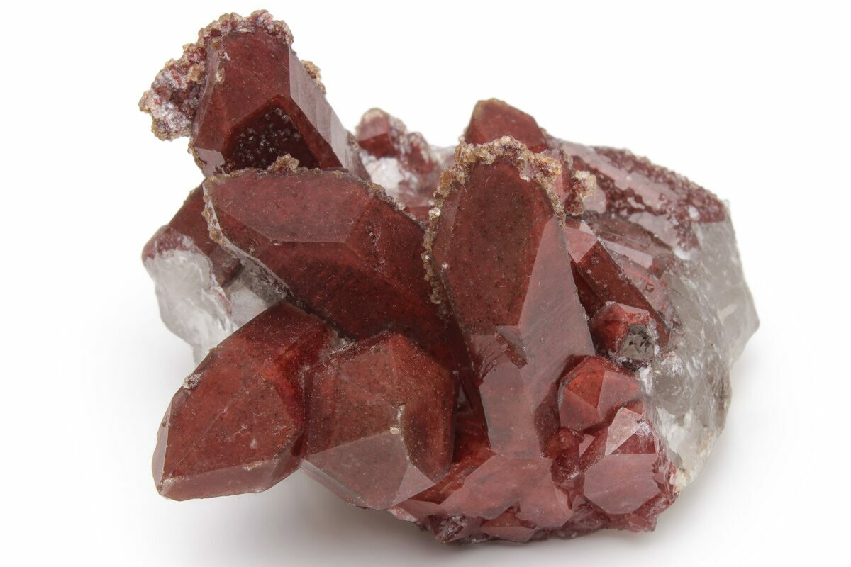 2.2" Natural, Red Quartz Crystal Cluster - Morocco (#232897) For Sale ...