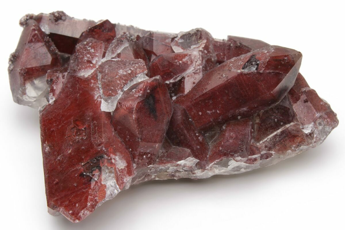 2.7" Natural, Red Quartz Crystal Cluster - Morocco (#232900) For Sale ...