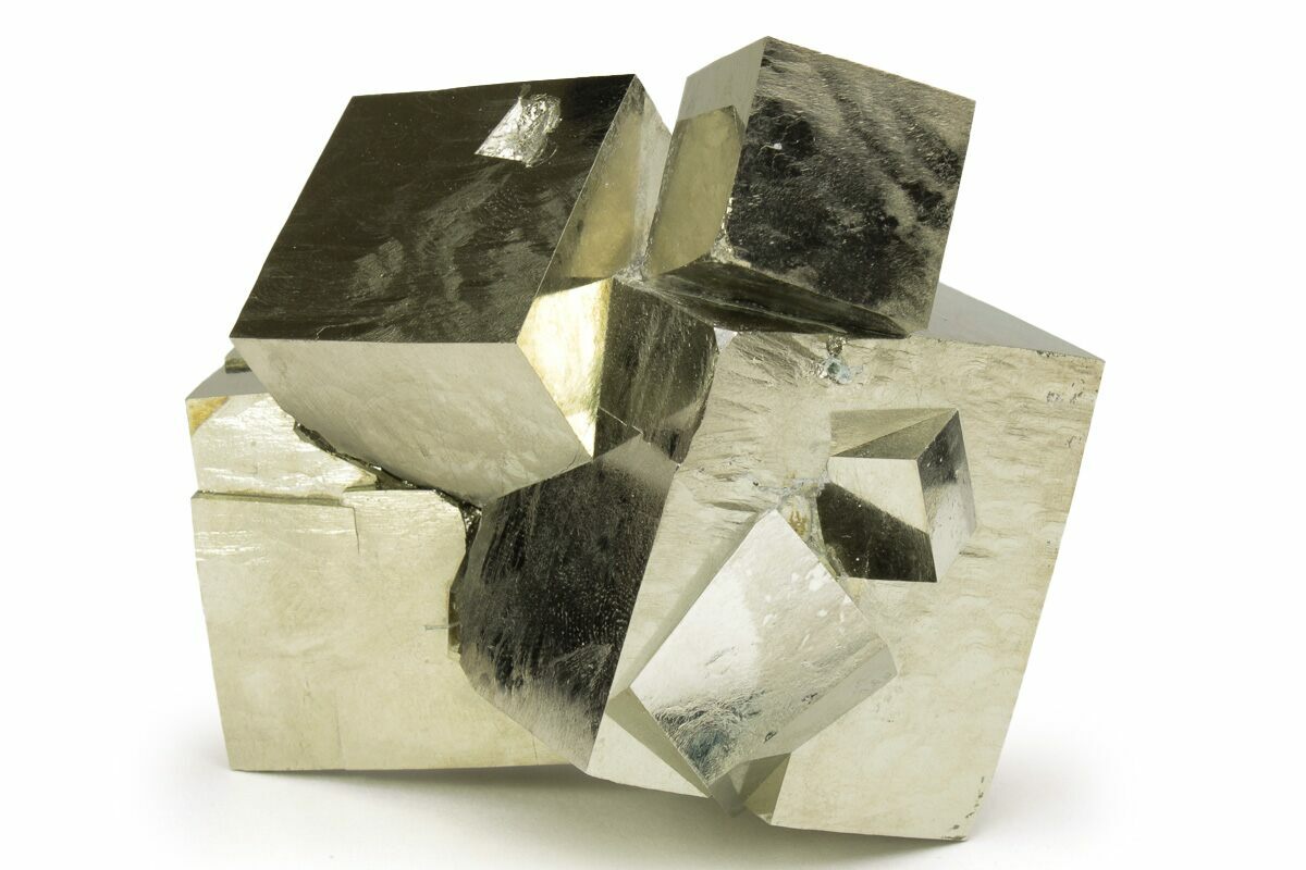 3.2" Natural Pyrite Cube Cluster - Spain (#232631) For Sale - FossilEra.com