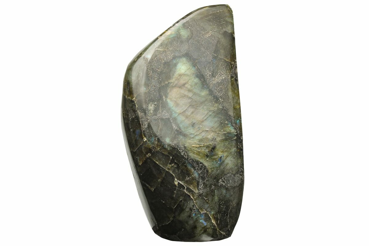 5" Flashy, Free-Standing Polished Labradorite - Madagascar (#237858 ...
