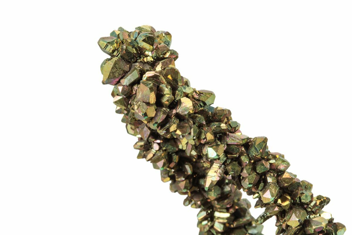 4.4" Glittering Marcasite Crystal Stalactites - Linwood Mine, Iowa ...