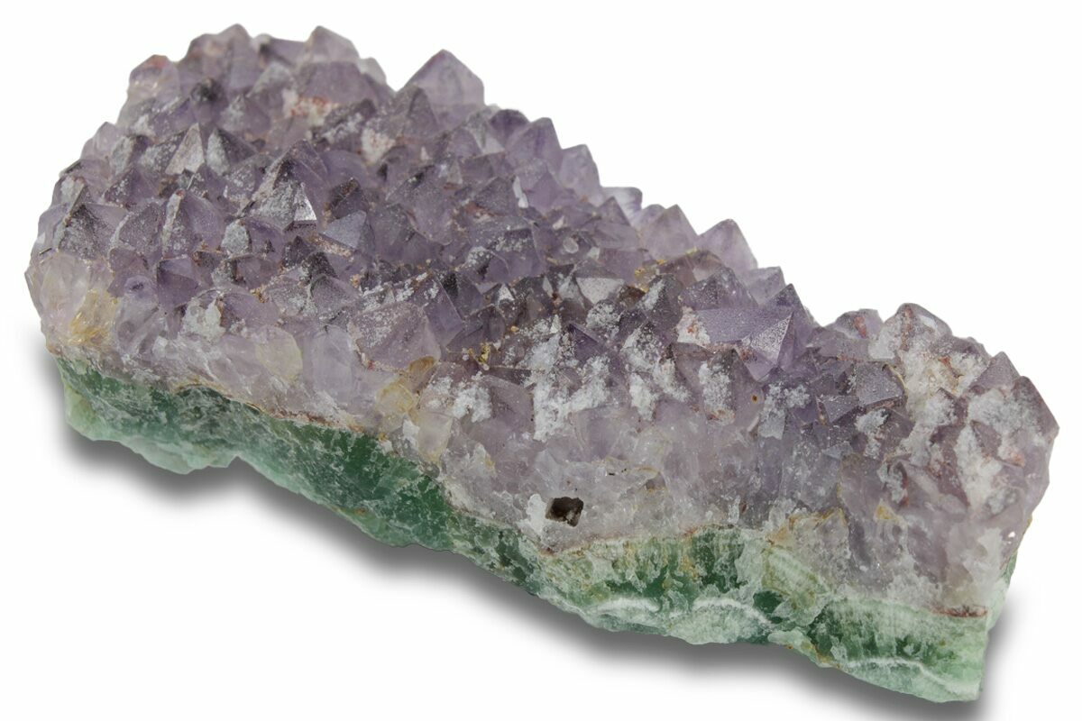 2.3" Amethyst Crystals on Fluorite - Nancy Hanks Mine, Colorado ...