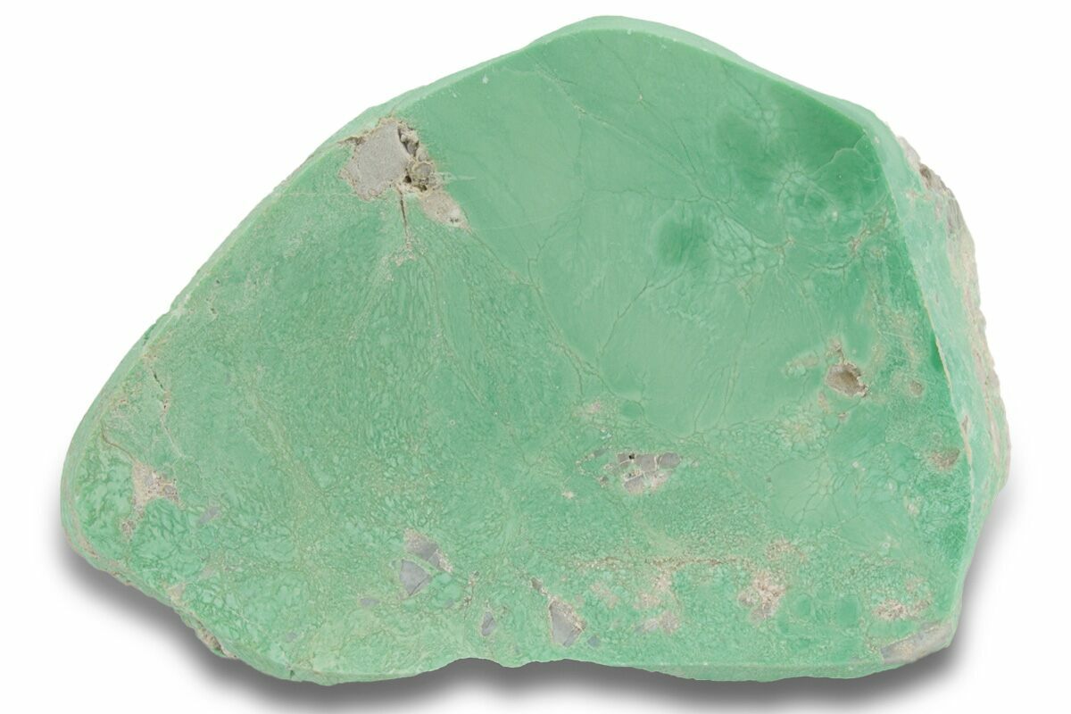 3" Polished Pastel Green Variscite Section - Amatrice Hill, Utah ...