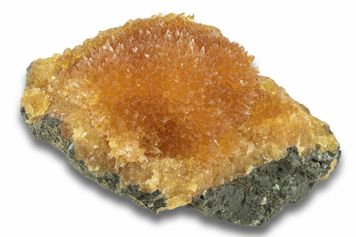 2.35" Intense Orange Calcite Crystal Cluster - Poland (#249999) For ...