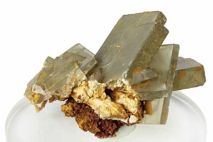 1.7" Gray-Green Tabular Barite with Phantoms - Peru (#250292) For Sale ...