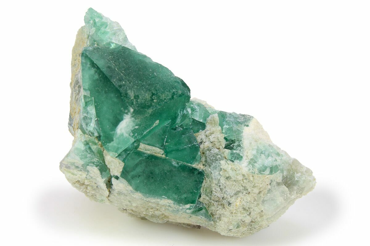 2.2" Green, Fluorescent, Cubic Fluorite Crystals - Madagascar (#253582 ...