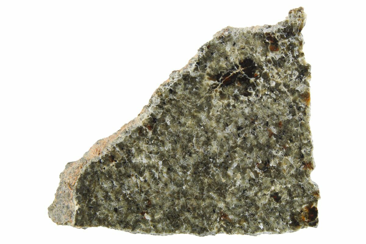 .9" Polished Martian Meteorite Slice (1.43 grams) - Africa (#256138 ...