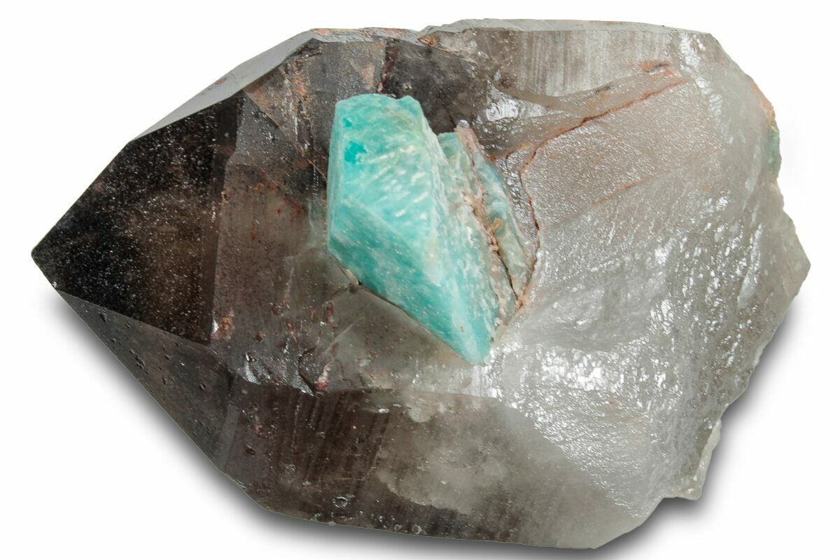 2.4" Dark Smoky Quartz with Amazonite - Colorado (#259959) For Sale ...