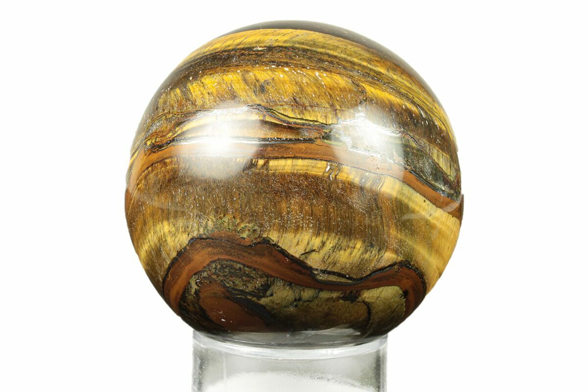 2.15" Polished Tiger's Eye Sphere (#241618) For Sale - FossilEra.com