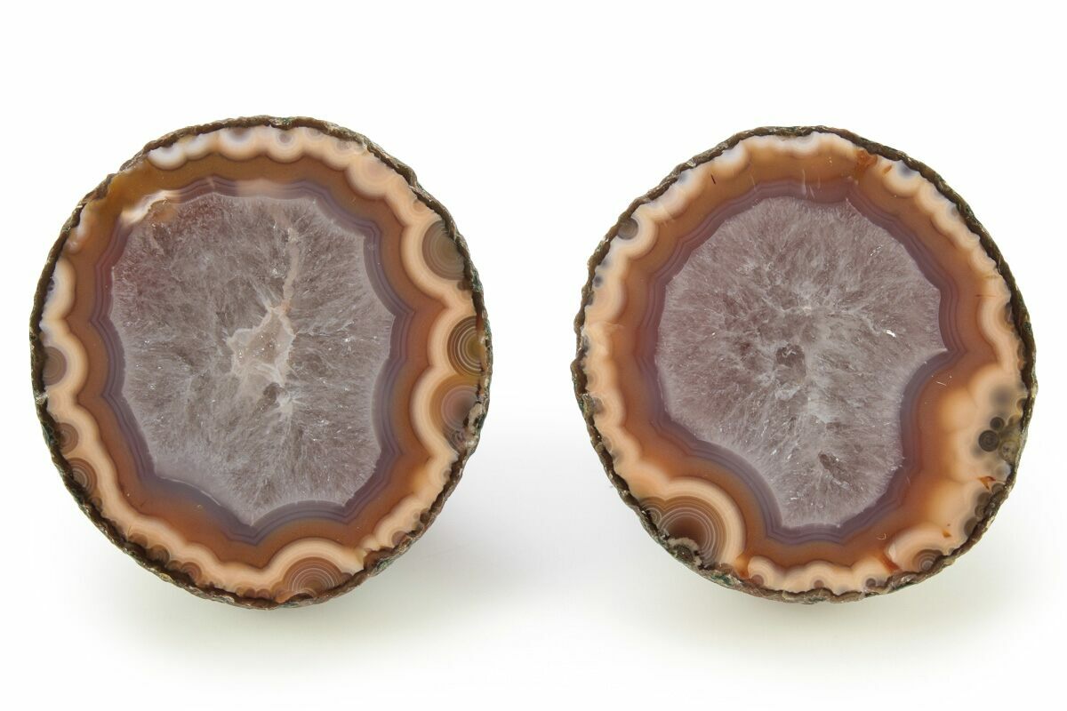 1.4" Polished Warring States Agate Nodule Pair - China (#260560) For ...