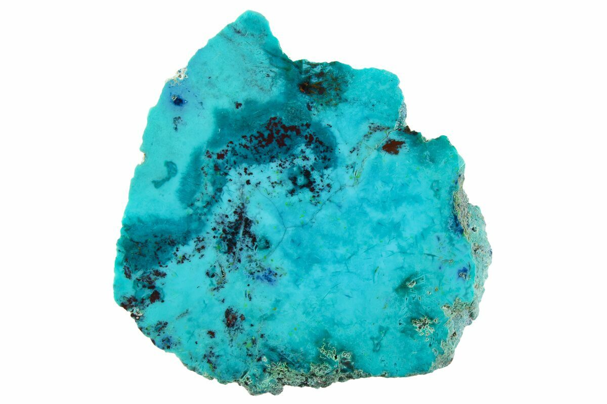 2.25" Colorful Chrysocolla and Shattuckite Slab - Mexico (#260678) For ...