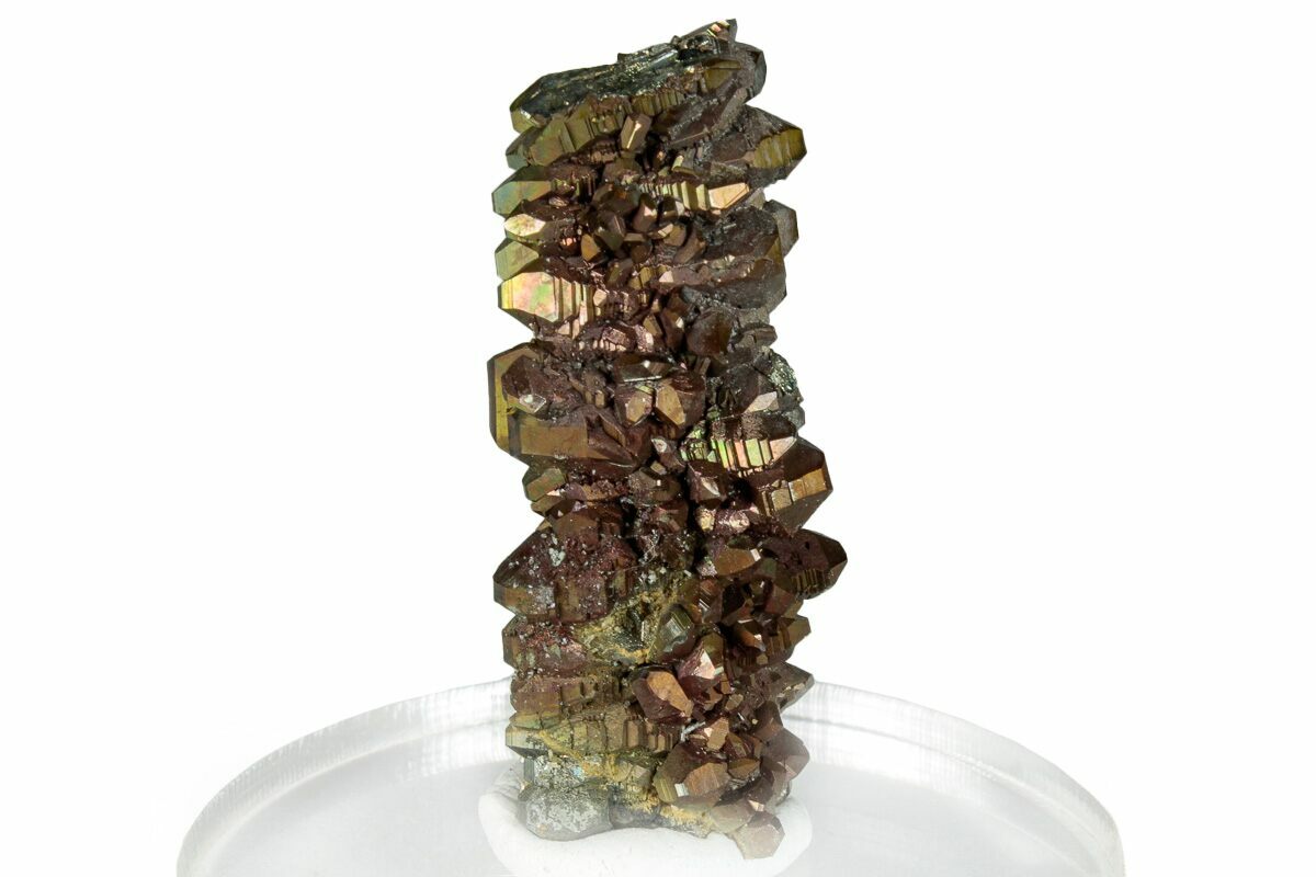 1.35" Iridescent Marcasite Crystal Stalactite - Linwood Mine (#260728 ...